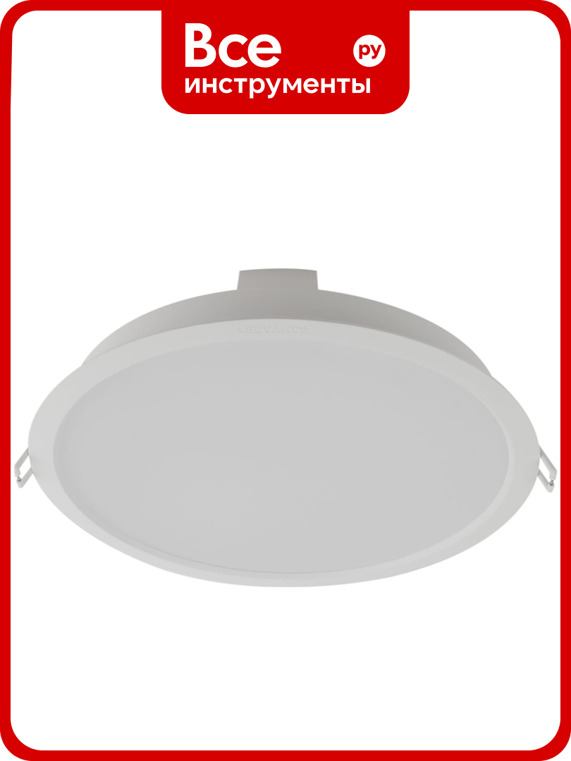 Светодиодный светильник LEDVANCE ECOCLASS DL 24W 840 WT IP44 4058075644311