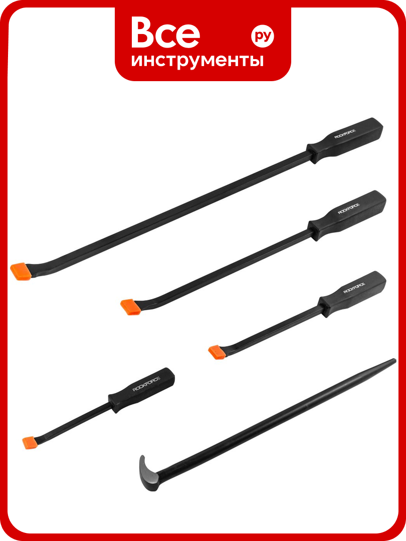Набор монтировок 5 предметов, в блистере Rockforce RF-904U5A(51621)