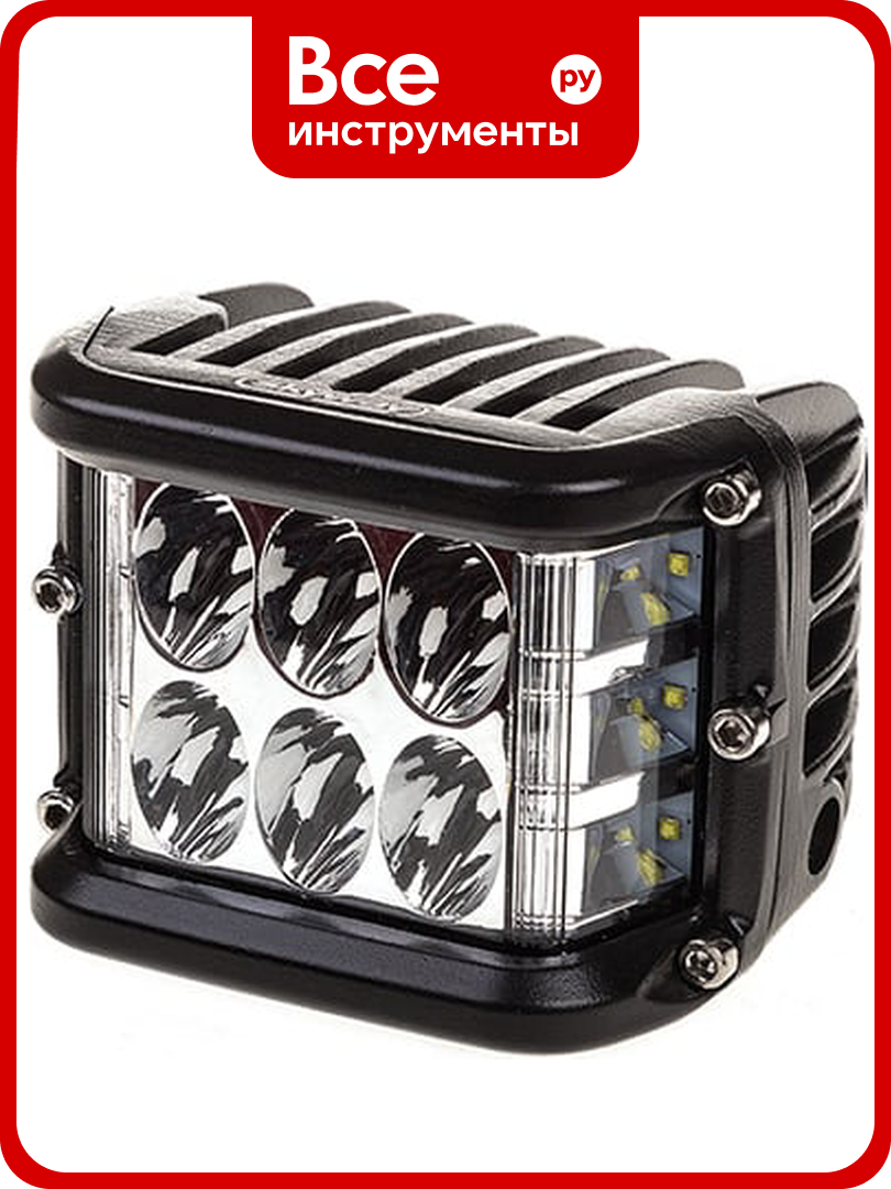 Прямоугольная светодиодная фара SKYWAY OFF ROAD 12V/24V 36W 6000К 12 диодов