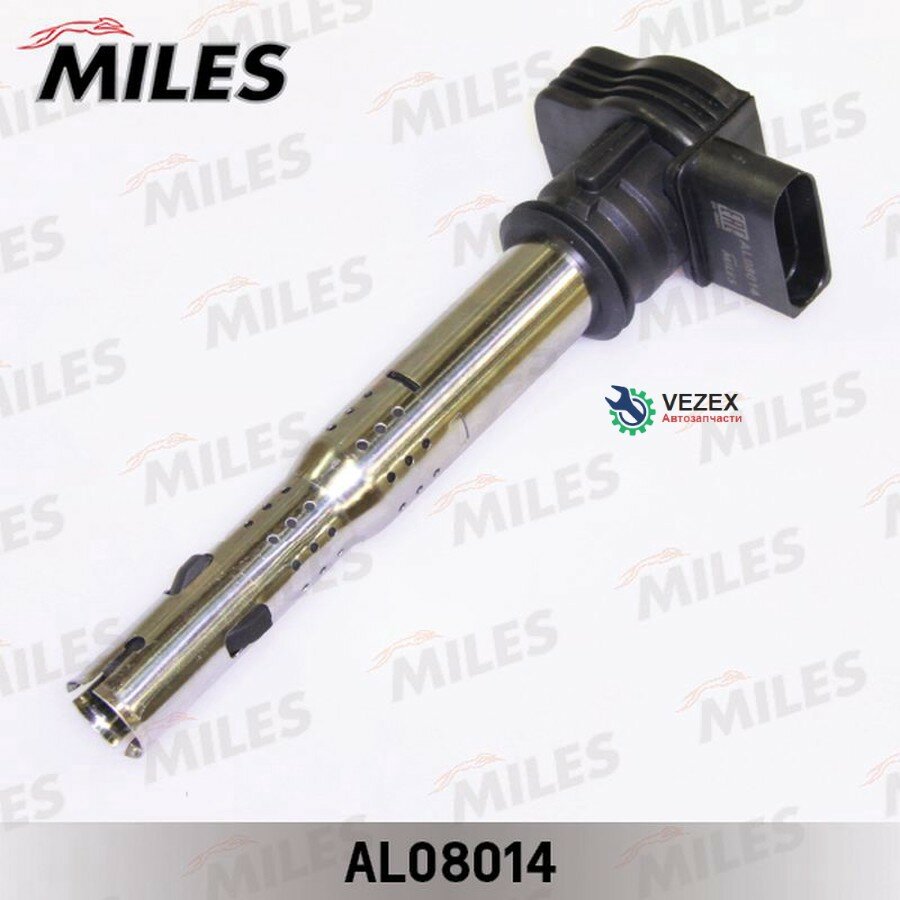 MILES AL08014 Катушка зажигания AUDI A3/A4/G4 1.8/2.0 FSI (BERU ZSE142) AL08014