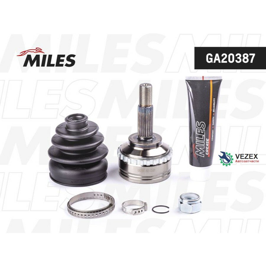 MILES GA20387 ШРУС наружный с ABS RENAULT LOGAN/CLIO (GKN 303228) GA20387