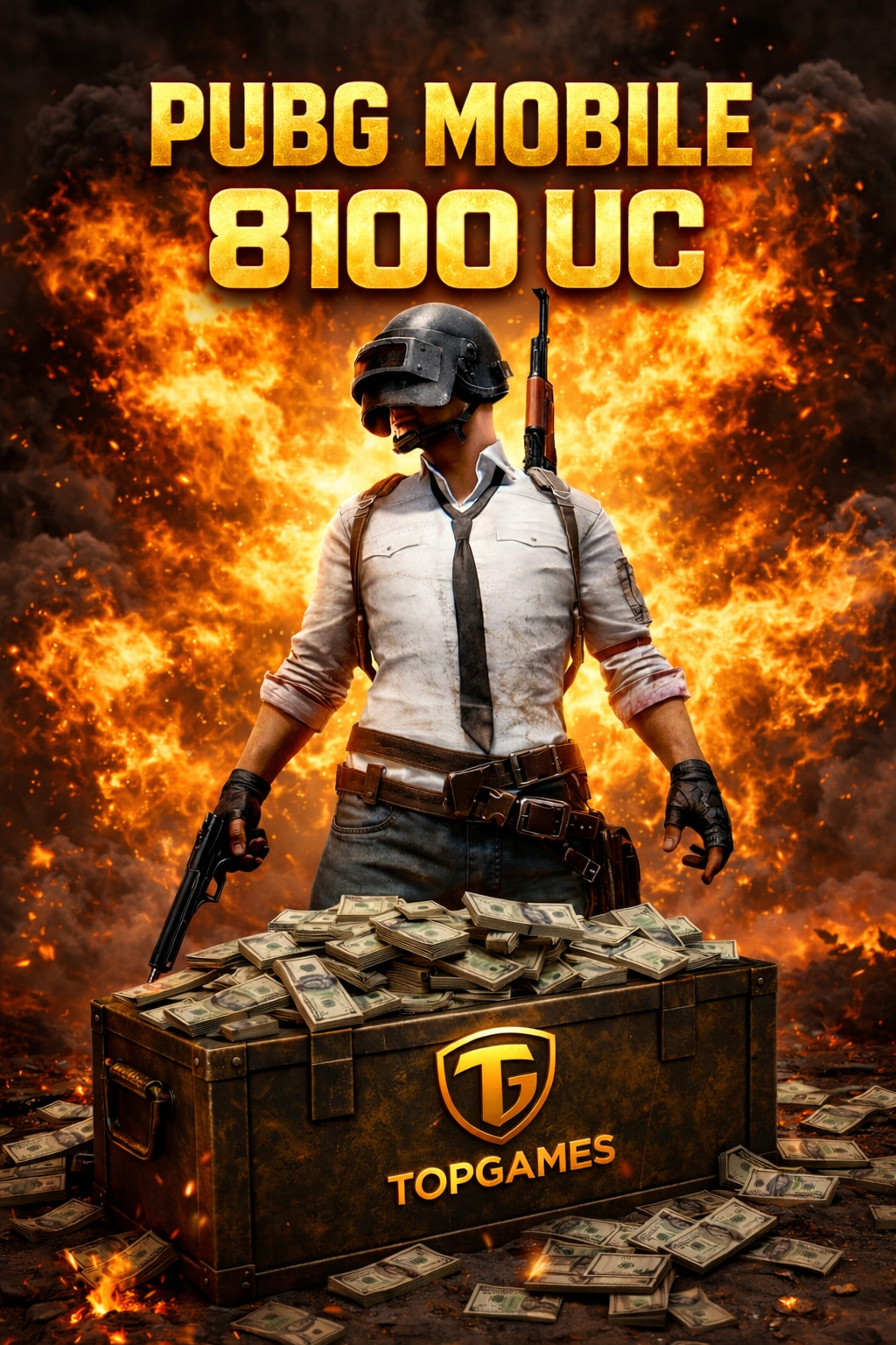 Игровая валюта PUBG MOBILE 8100 UC / GLOBAL / Все страны / цифровой ключ
