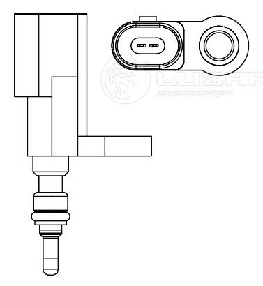 Датчик температуры VW Polo 15--, Tiguan 16--, Skoda Rapid 15--, Kodiaq 16--