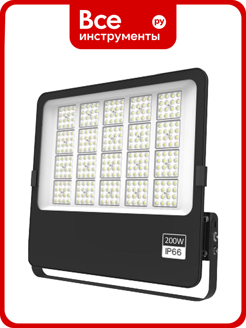 Прожектор FL-LED Light-PAD-60 200W DW 20000Lm AC180-265В 325x360x50мм 614698 металлический корпус высокая степень защиты