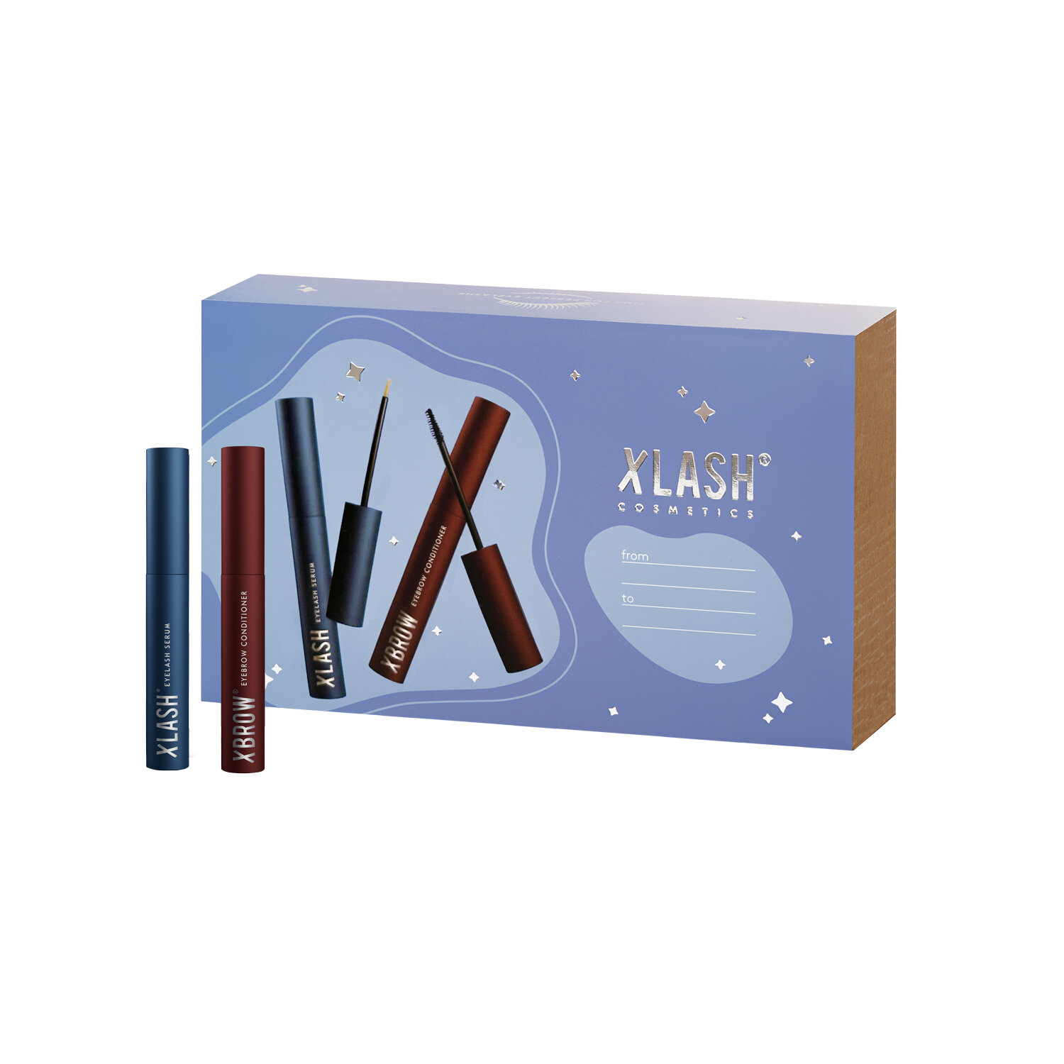 XLASH COSMETICS Набор Время идеальных ресниц и бровей