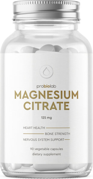 Probiolab Магния цитрат 833 мг веганские капсулы Magnesium Citrate Capsules 833 Mg 30ml