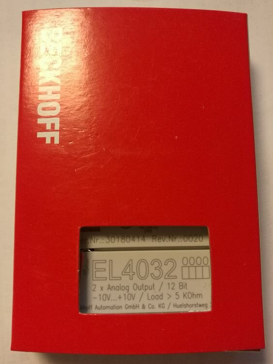 Модуль BECKHOFF EL4032 PLC MODULE EL4032 — фото 1
