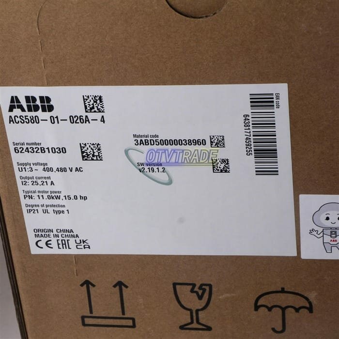 Модуль ABB ACS580-01-026A-4 Inverter 11KW