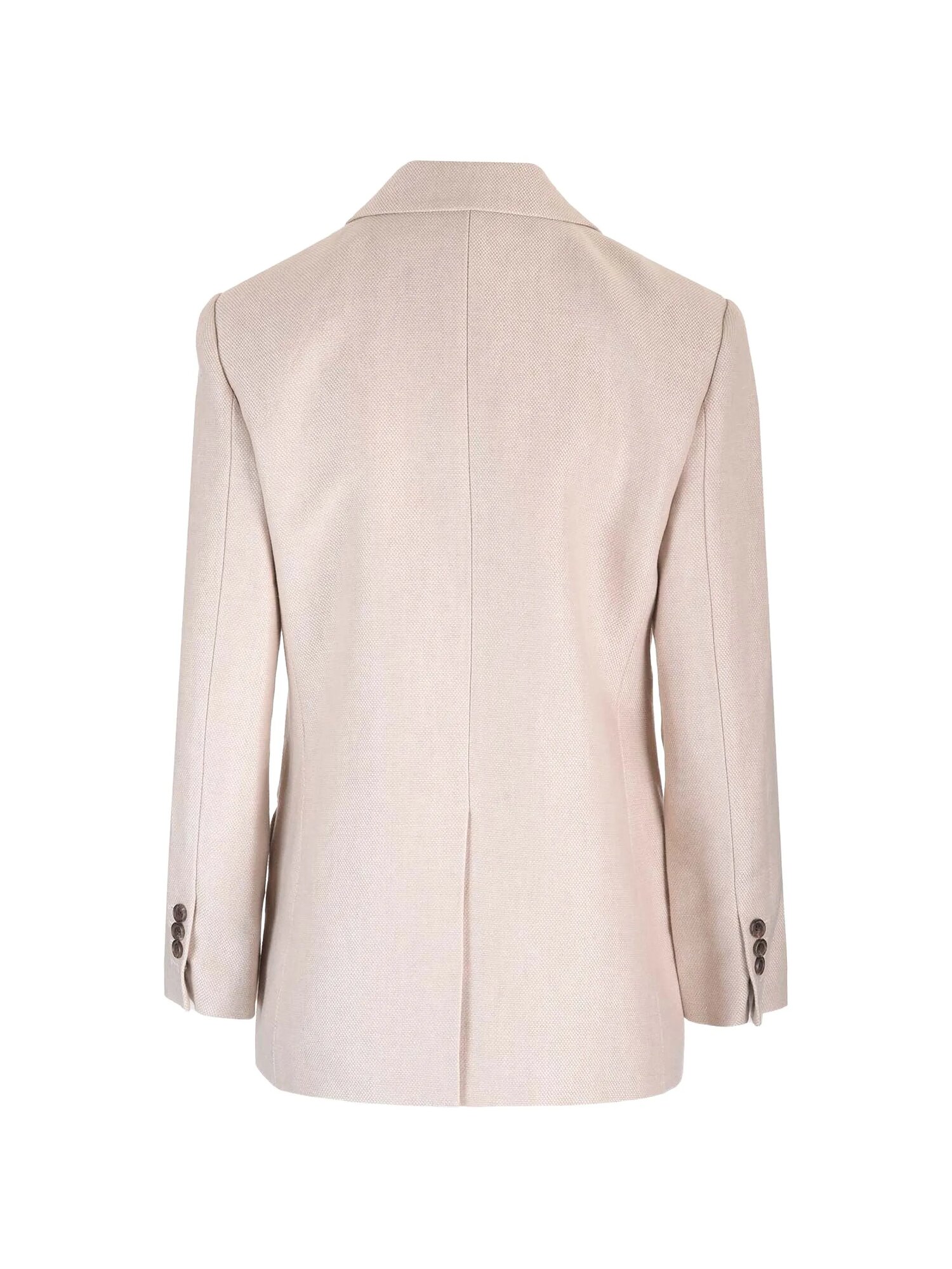Пиджак Theory Double-breasted linen-twill blazer, размер 2, разноцветный — фото 1