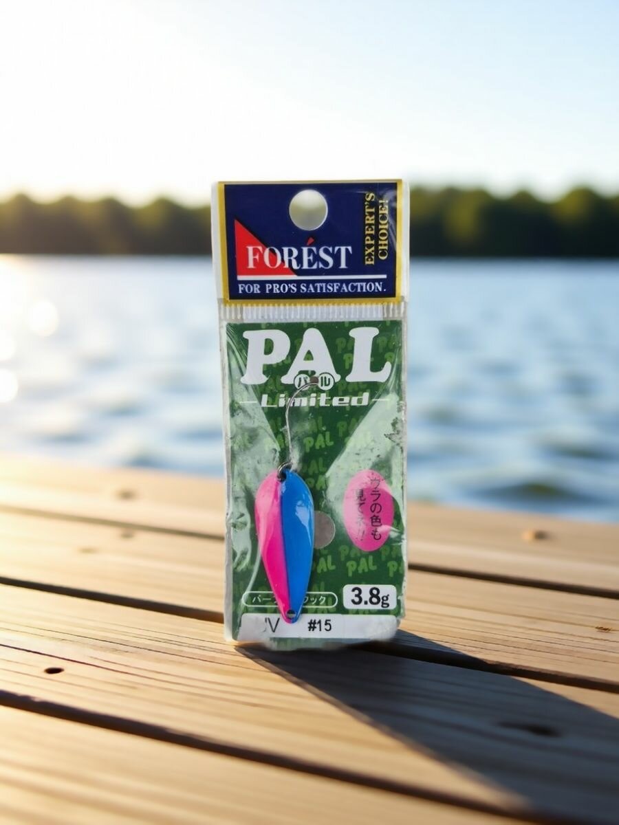 Блесна PAL Limited Forest микроколебалка весом 3.8 грамма для ультралайтового спиннинга #15