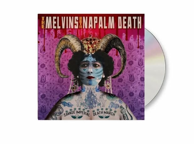 Фирменное издание Melvins with Napalm Death - Savage Imperial Death March CD