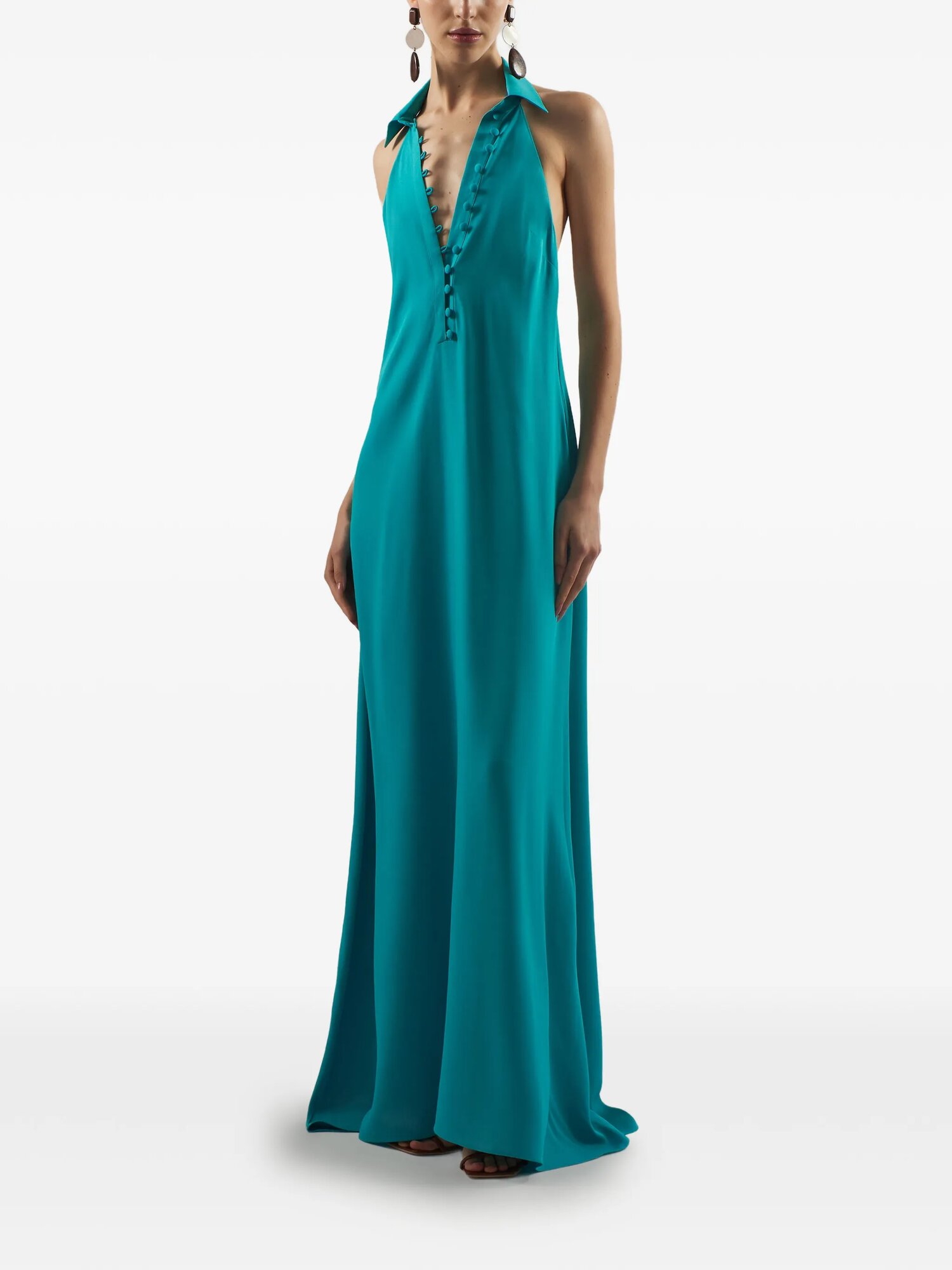 Платье TALLER MARMO Barbara maxi dress, размер 46, blue — фото 1