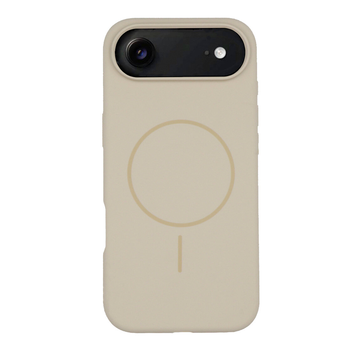 Чехол-накладка для iPhone 17 Air, Silicon Case, магнитный (MagSafe), без лого, X-CASE, бежевый