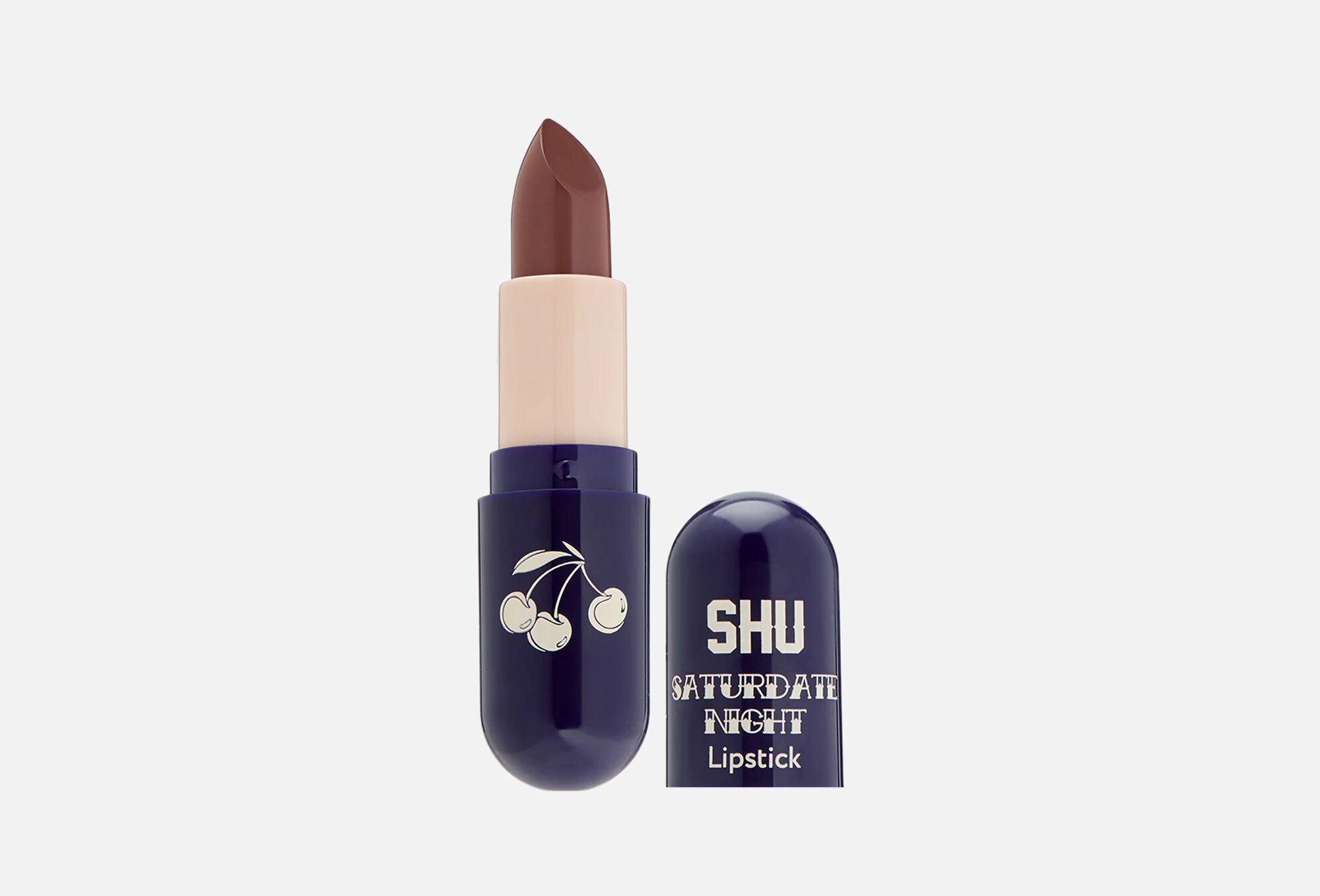 Помада SHU Blur Matte Lipstick Saturdate Night, тон 421, тёмно-бежевый