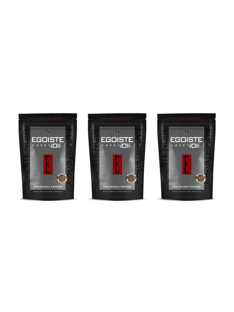 EGOISTE Кофе Noir растворимый, 70 г, 3 шт