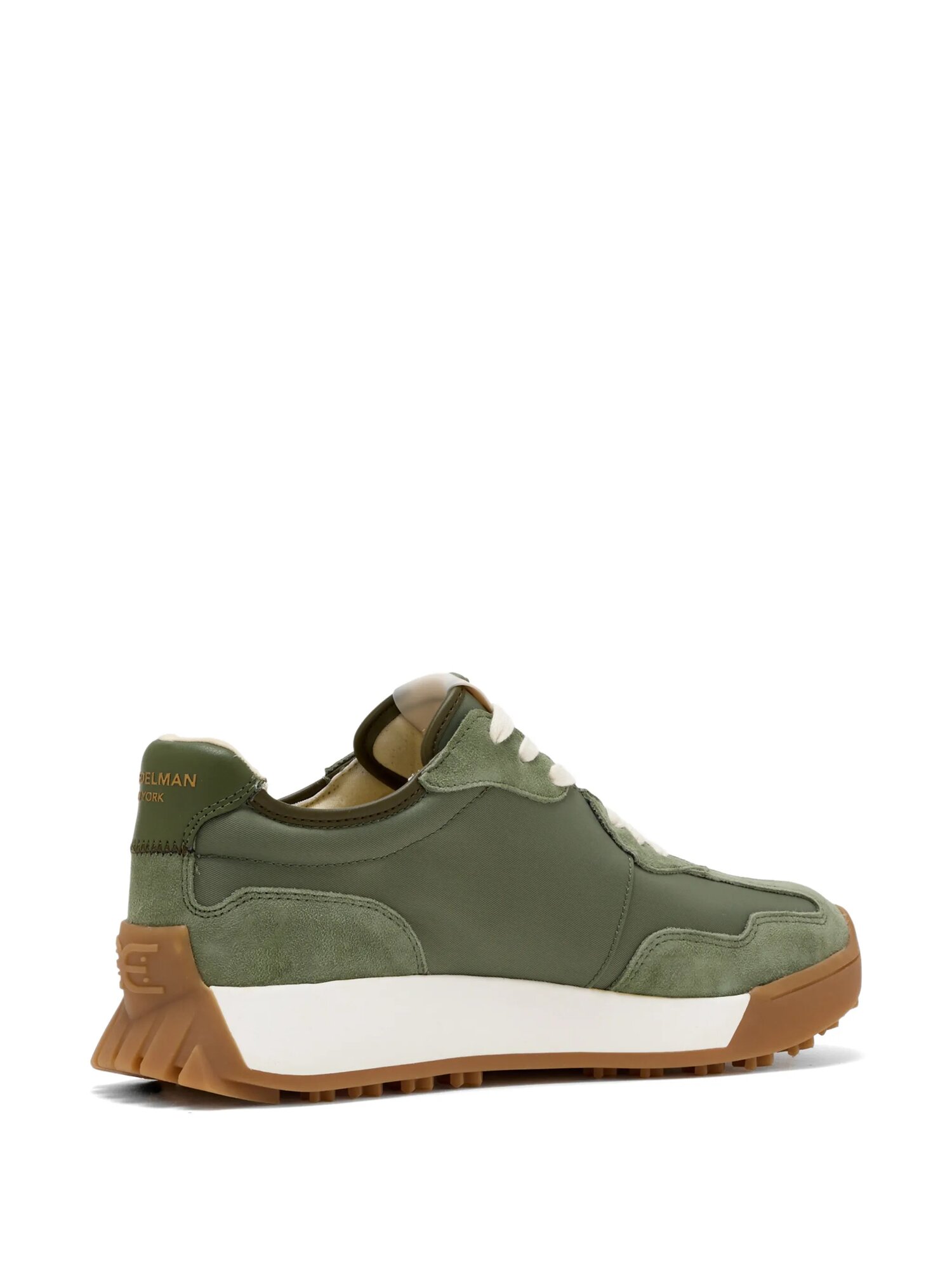 Кроссовки Sam Edelman Logo-patch panelled sneakers, размер 8.5, green — фото 1