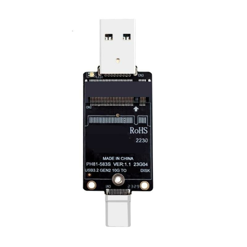 Адаптер M.2 NVMe SSD в USB-C