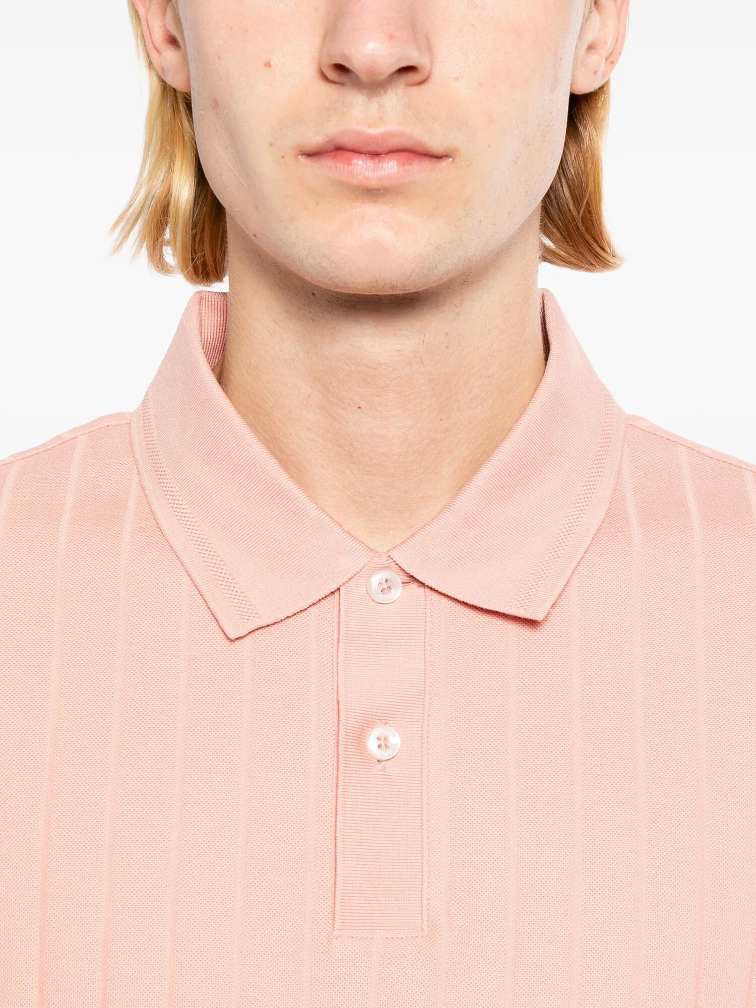 Поло BOSS, размер S, розовый, — фото 1