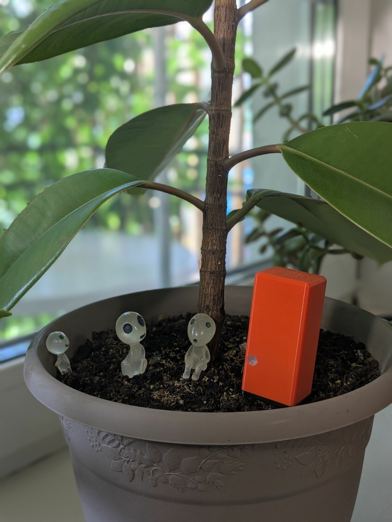 Zigbee датчик влажности почвы с усилителем для Zigbee2MQTT "Компакт". Оранжевый