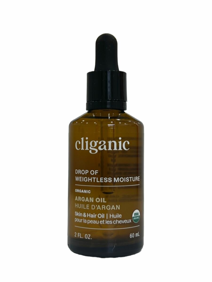 Аргановое натуральное масло для волос Cliganic (Клиганик) 60 мл