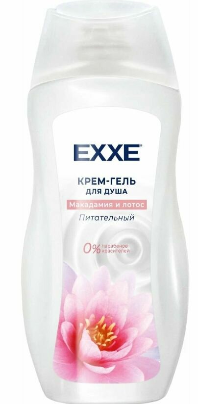 EXXE Гель для душа, макадамия и лотос, 400 мл
