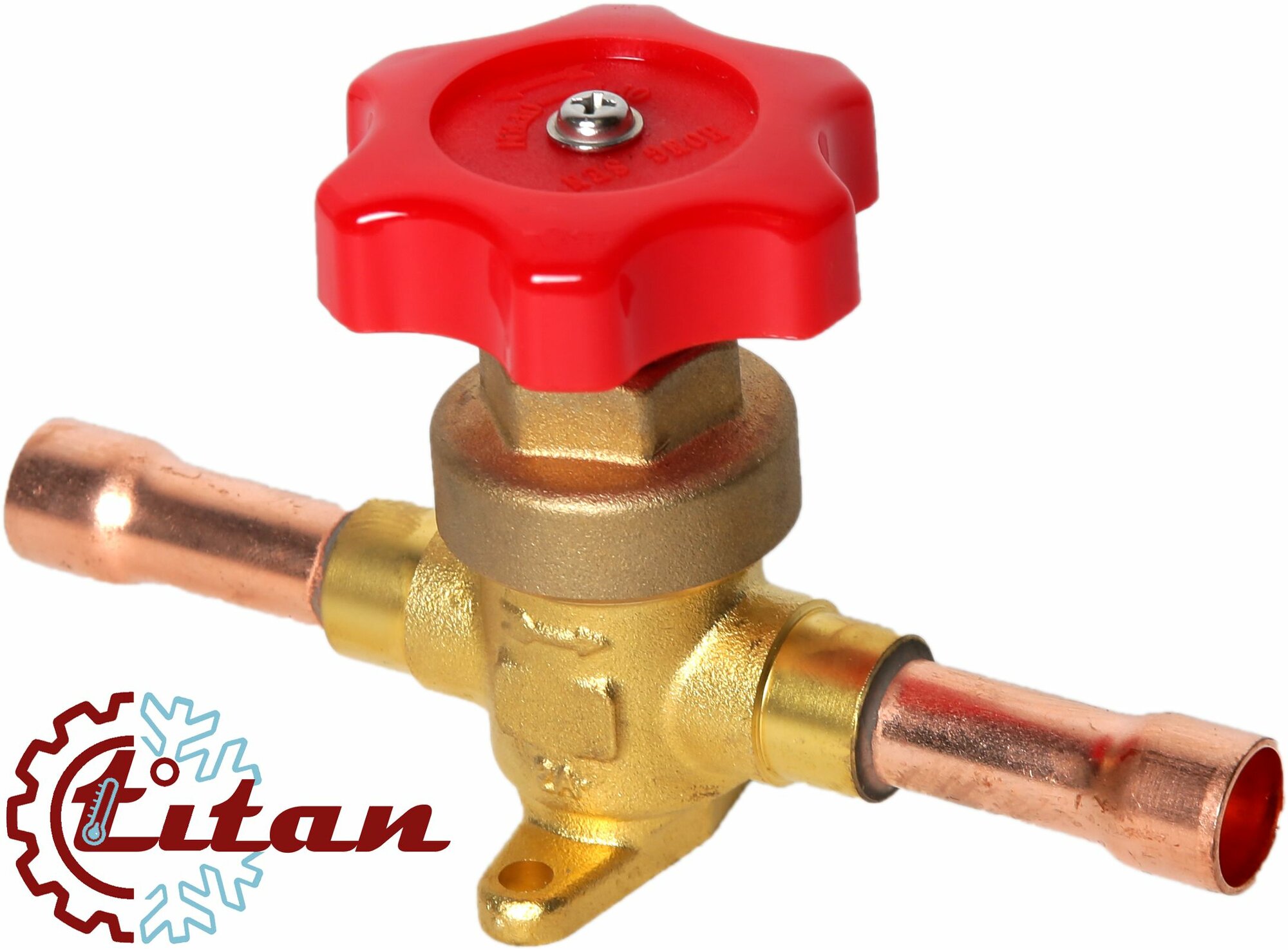 Кран мембранный 12V 1/2" ODF ручной (пайка) TITAN