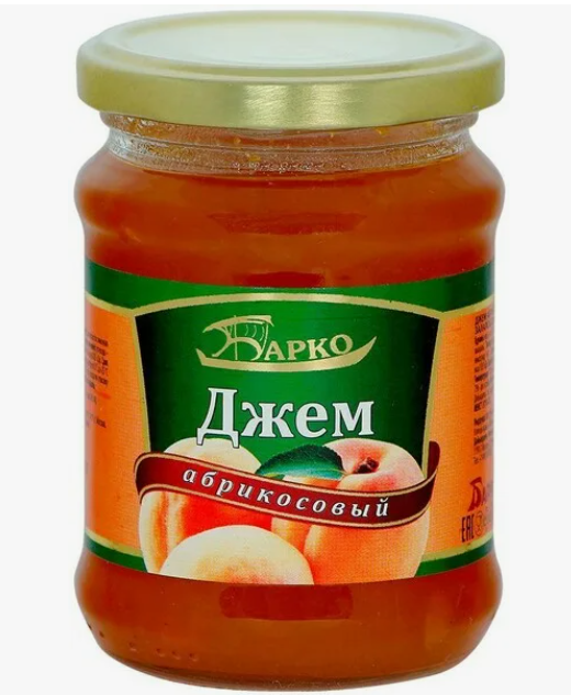 Джем абрикосовый Барко, 320 гр