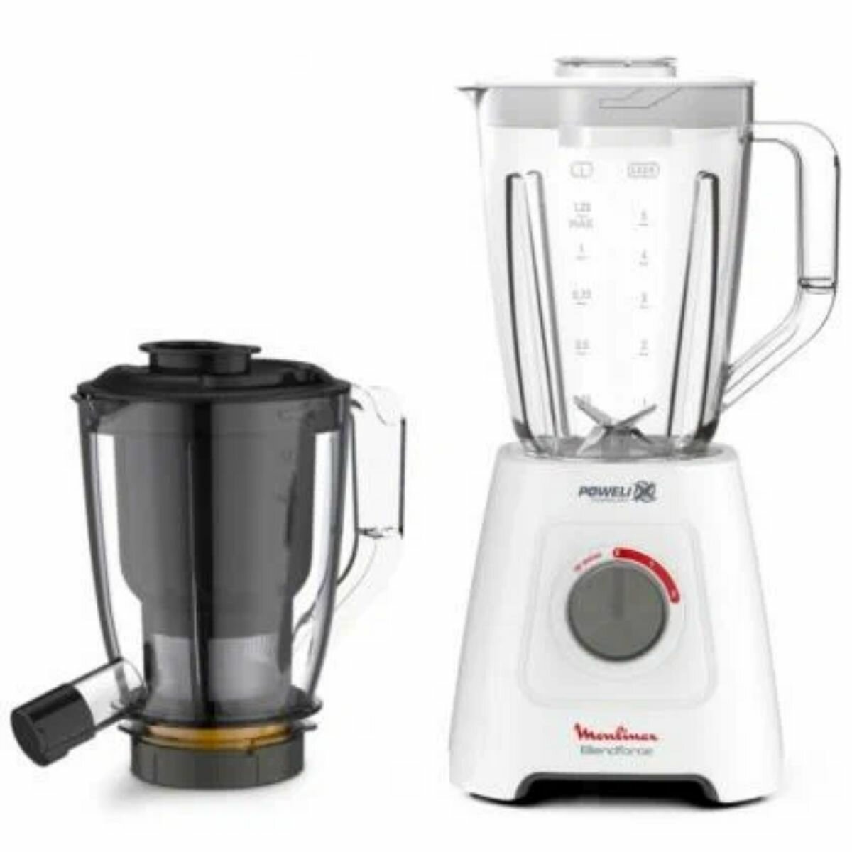Блендер стационарный Moulinex Blendforce LM42Q110 600Вт белый