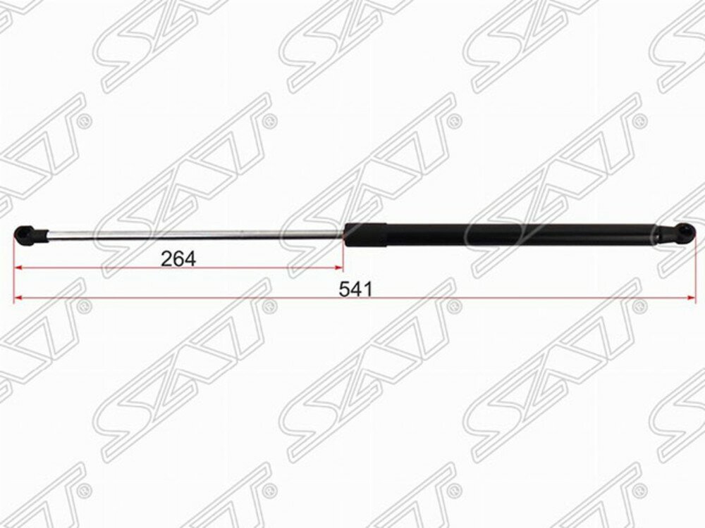 Амортизатор капота SAT ST-53440-0W220 Toyota Land Cruiser Prado J150 09-20, Lexus GX 09-19 справа слева