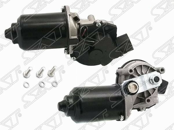 Мотор трапеции стеклоочистителя Hyundai Solaris 10-17 / SAT ST-299-0001 Kia Rio 11-17