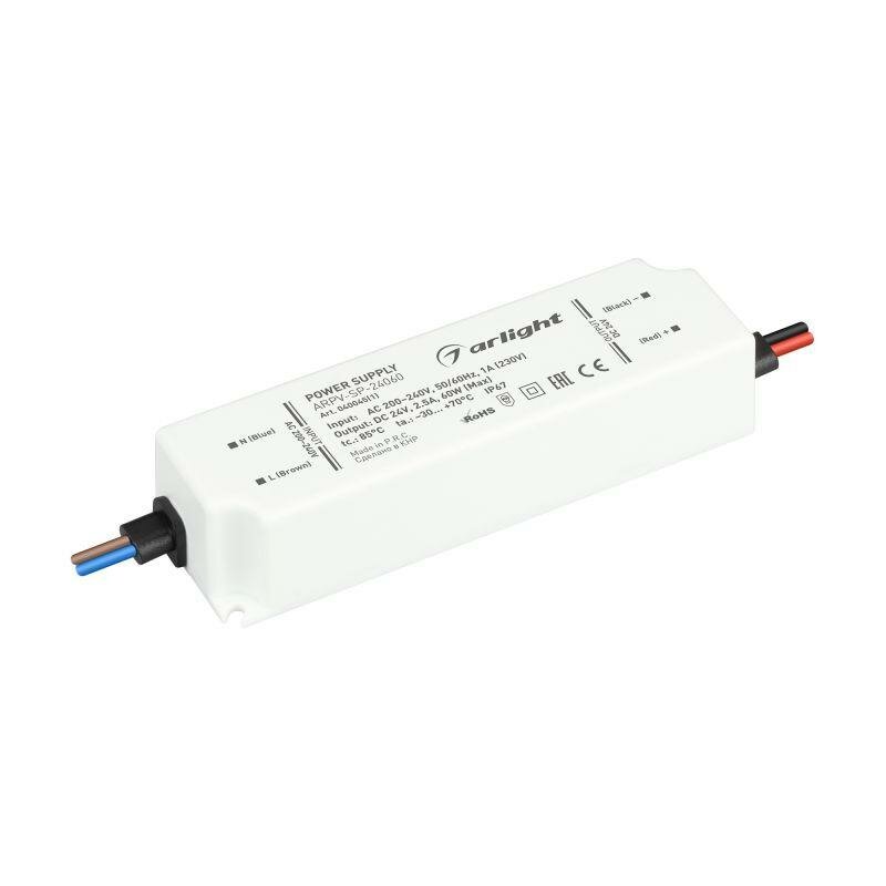 Блок питания ARPV-SP-24060 24В 2.5А 60Вт IP67 пластик Arlight 040045(1)