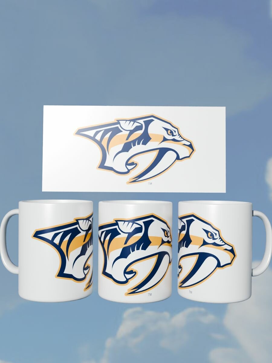 Кружка Нэшвилл Предаторз Nashville Predators хоккейный клуб NHL
