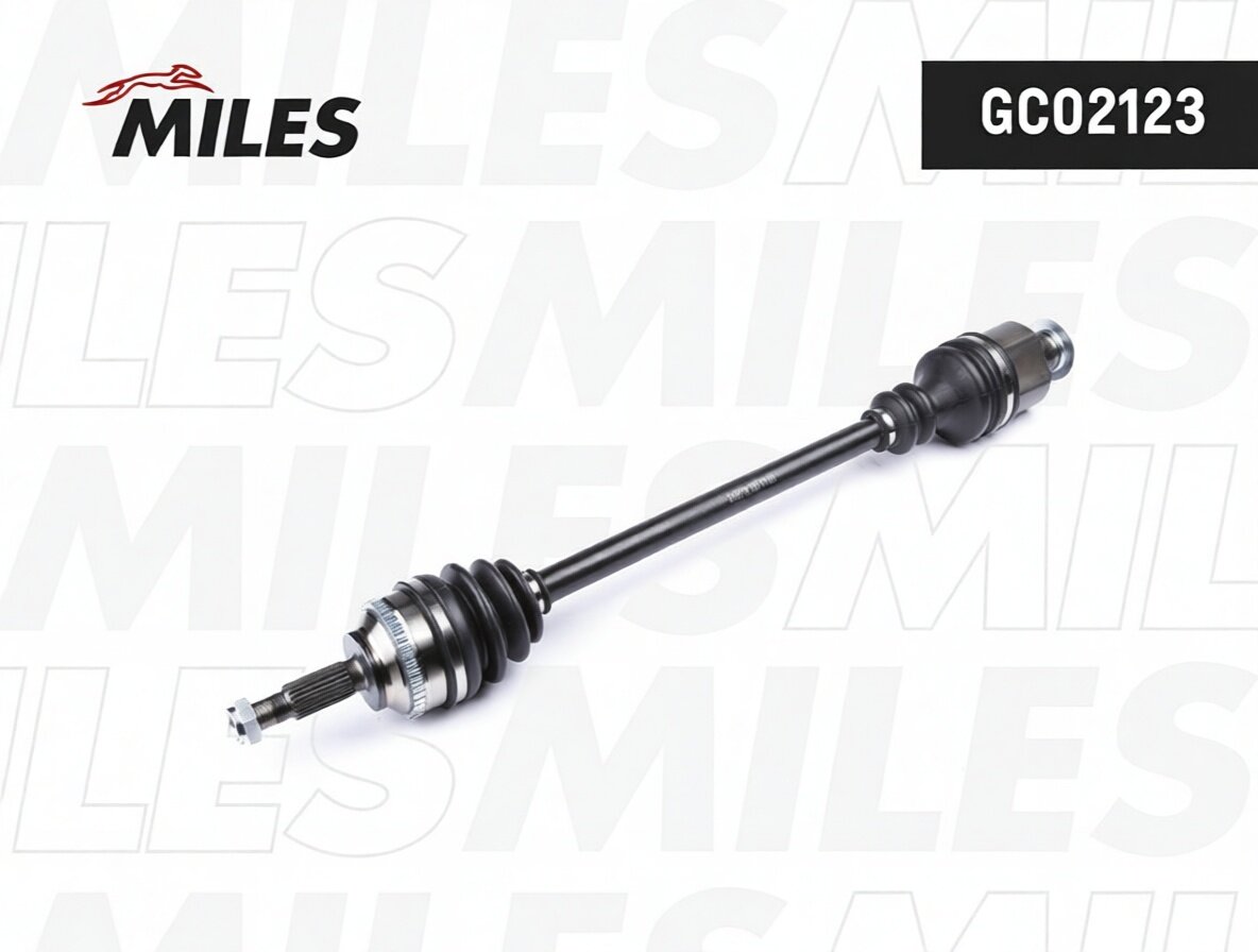 Привод в сборе правый RENAULT MEGANE/SCENIC 1.9D 01-03 (GKN 303615) GC02123 Miles арт. GC02123