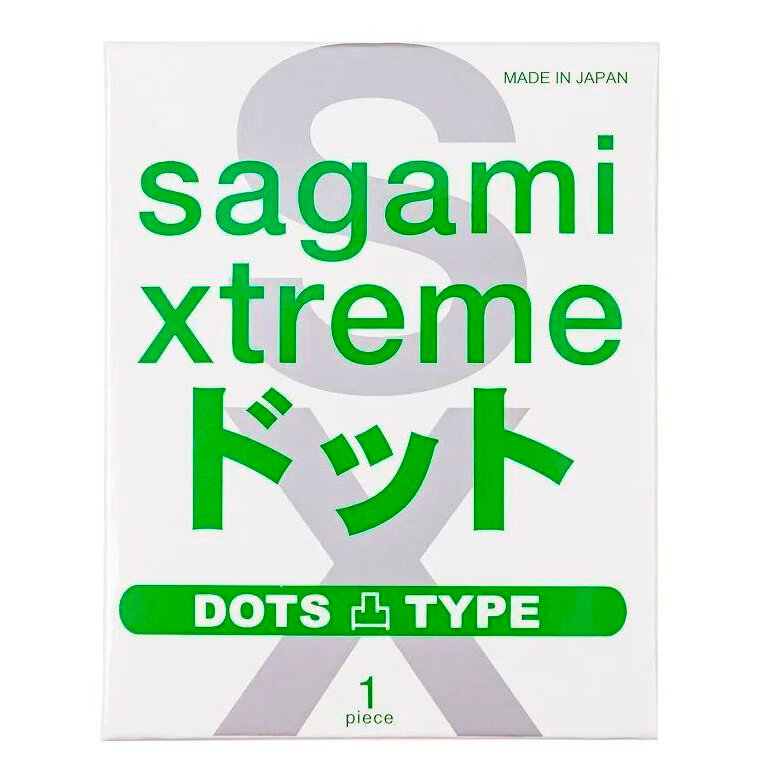 Презервативы Sagami Xtreme Type-E с точечной текстурой, латекс