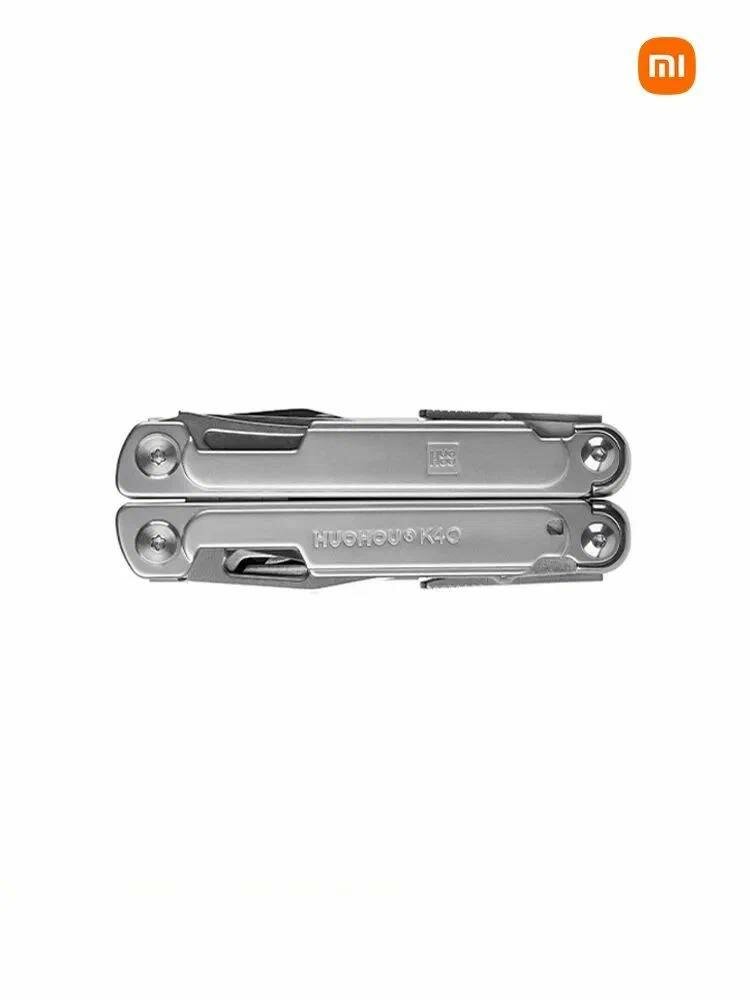 Мультитул-инструмент HUOHOU Multi-Tool K40 HU0305 CN, Black/Silver