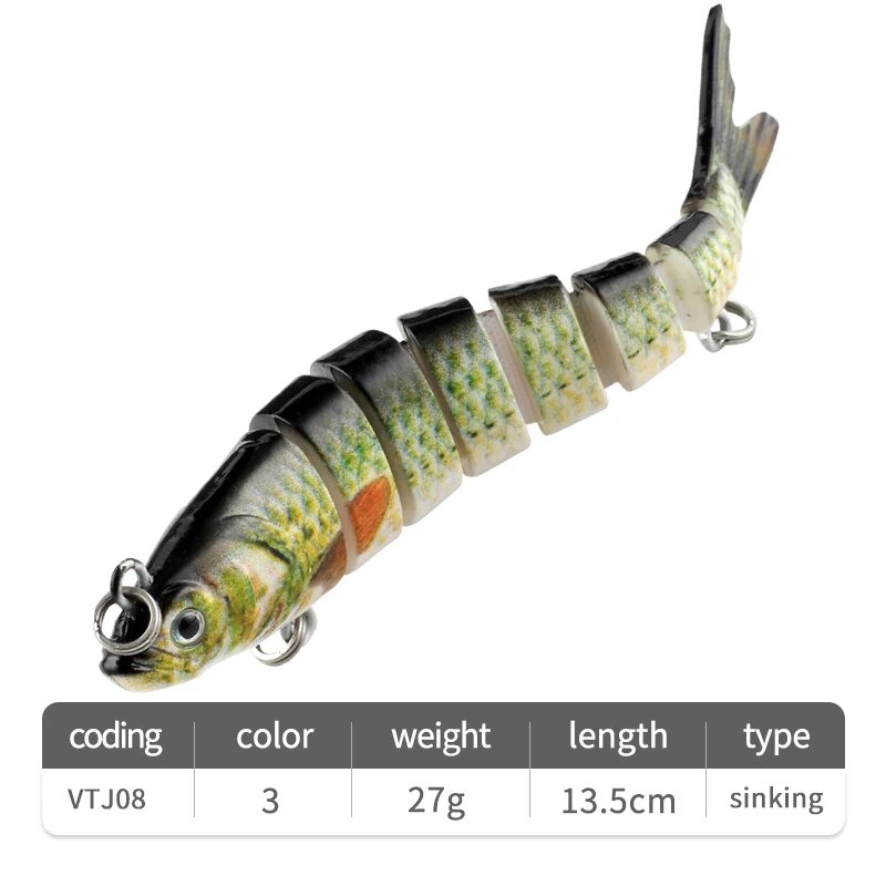 Приманка Banshee VTJ08, 13.5 см, 27 г, Цвет: 3, sinking