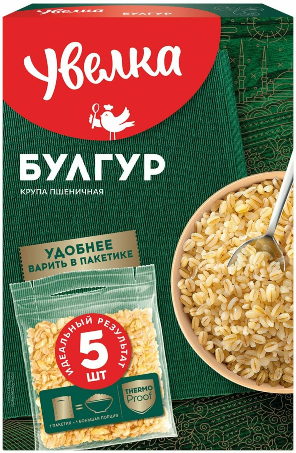 Булгур увелка ( 5 п * 80 гр) - 4 шт