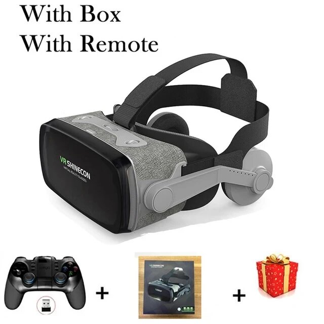 AyeBeau VR Shinecon Casque Viar 3D очки виртуальной реальности черные With Remote C