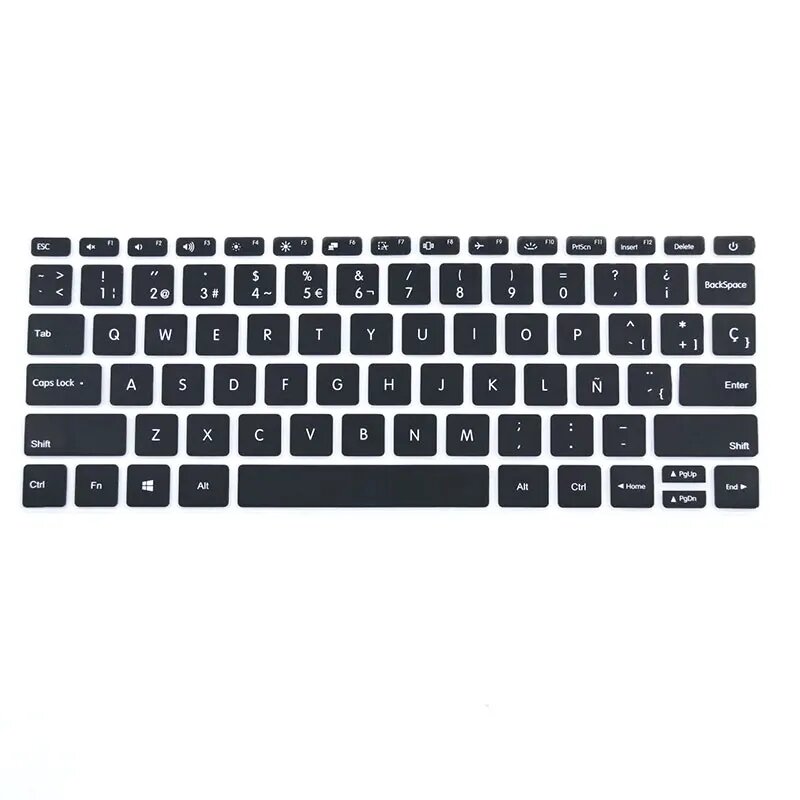 Силиконовый чехол для клавиатуры Xiaomi Mi Notebook Air SNSXYHM Белый, Black SP 12 inch