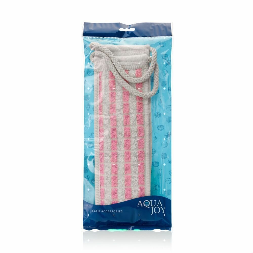 Мочалка-лента для тела Aqua Joy Romantic 57*10см
