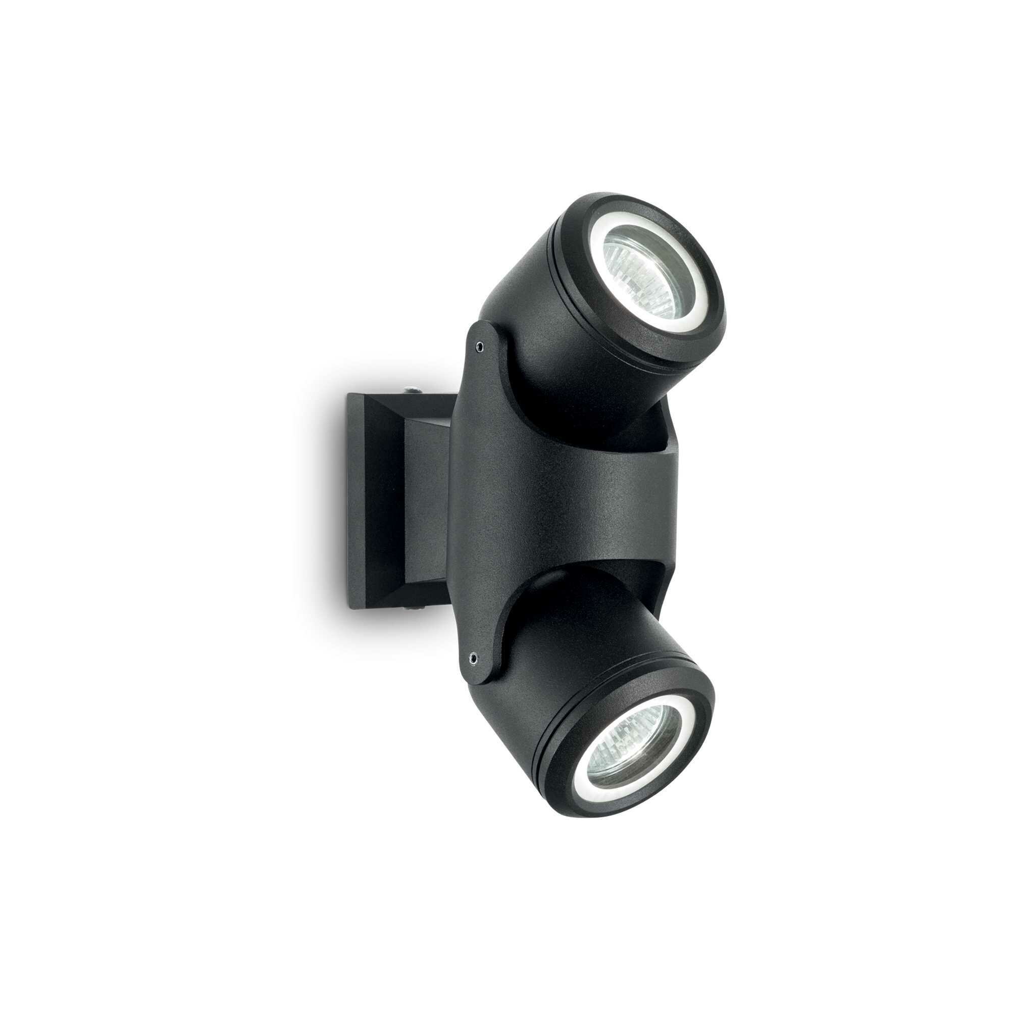 Светильник уличный потолочный ideal lux Xeno PL2 макс.2x28Вт GU10 IP44 230В Черный Алюминий Без ламп 129501.