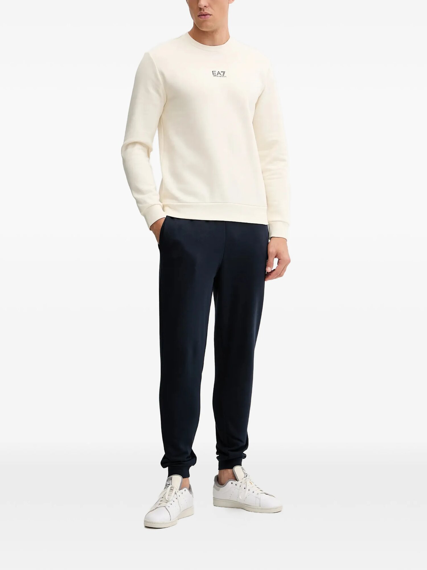 Толстовка EA7 EMPORIO ARMANI Logo sweatshirt, размер 54, , разноцветный — фото 1