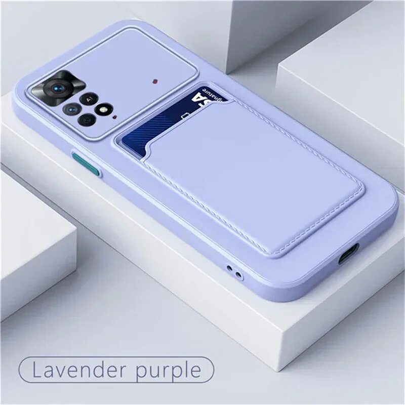 Чехол-кошелек Redmi Note 14 Pro 5G, Purple, силикон