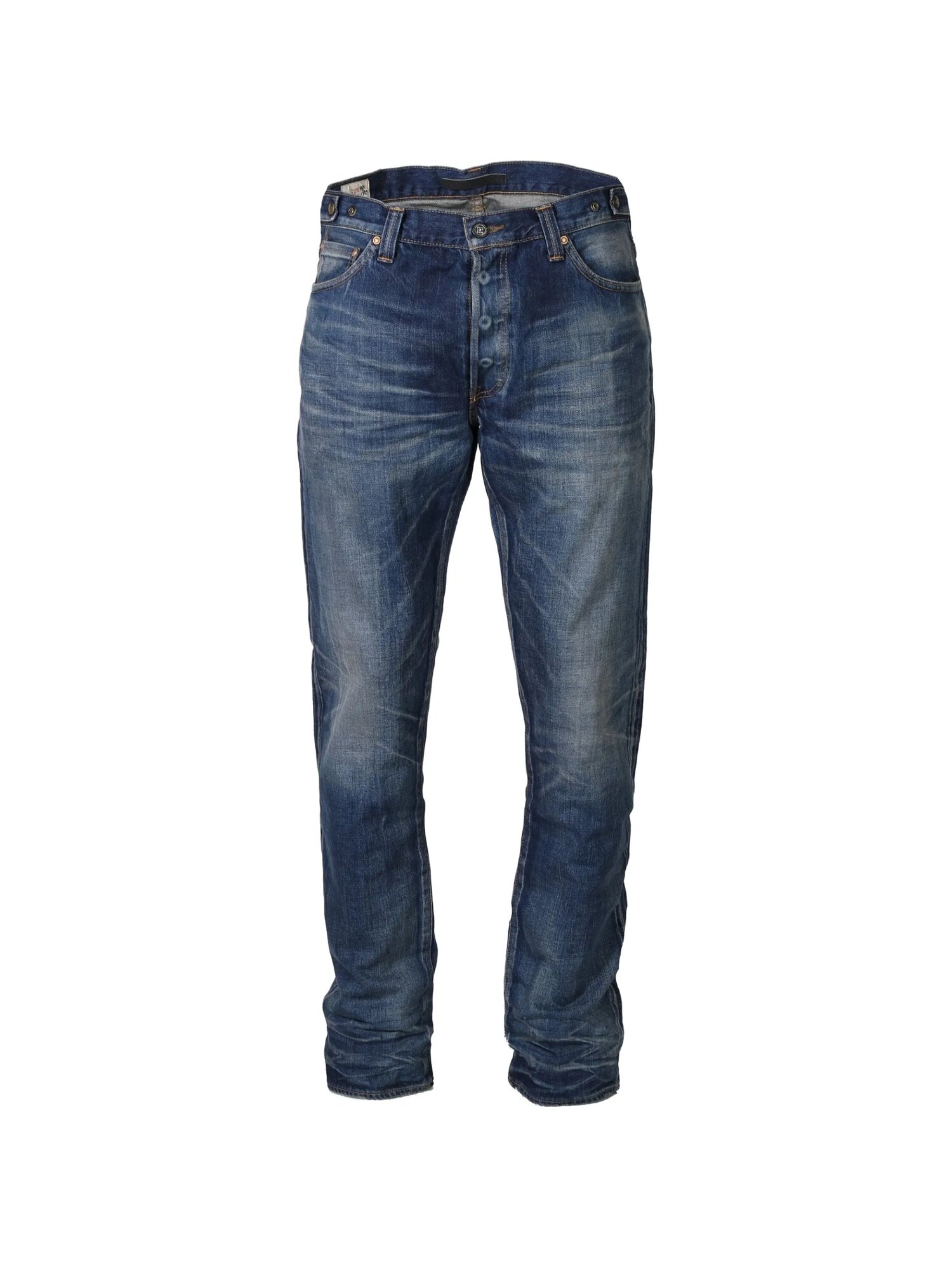 Джинсы Whiskered faded jeans 