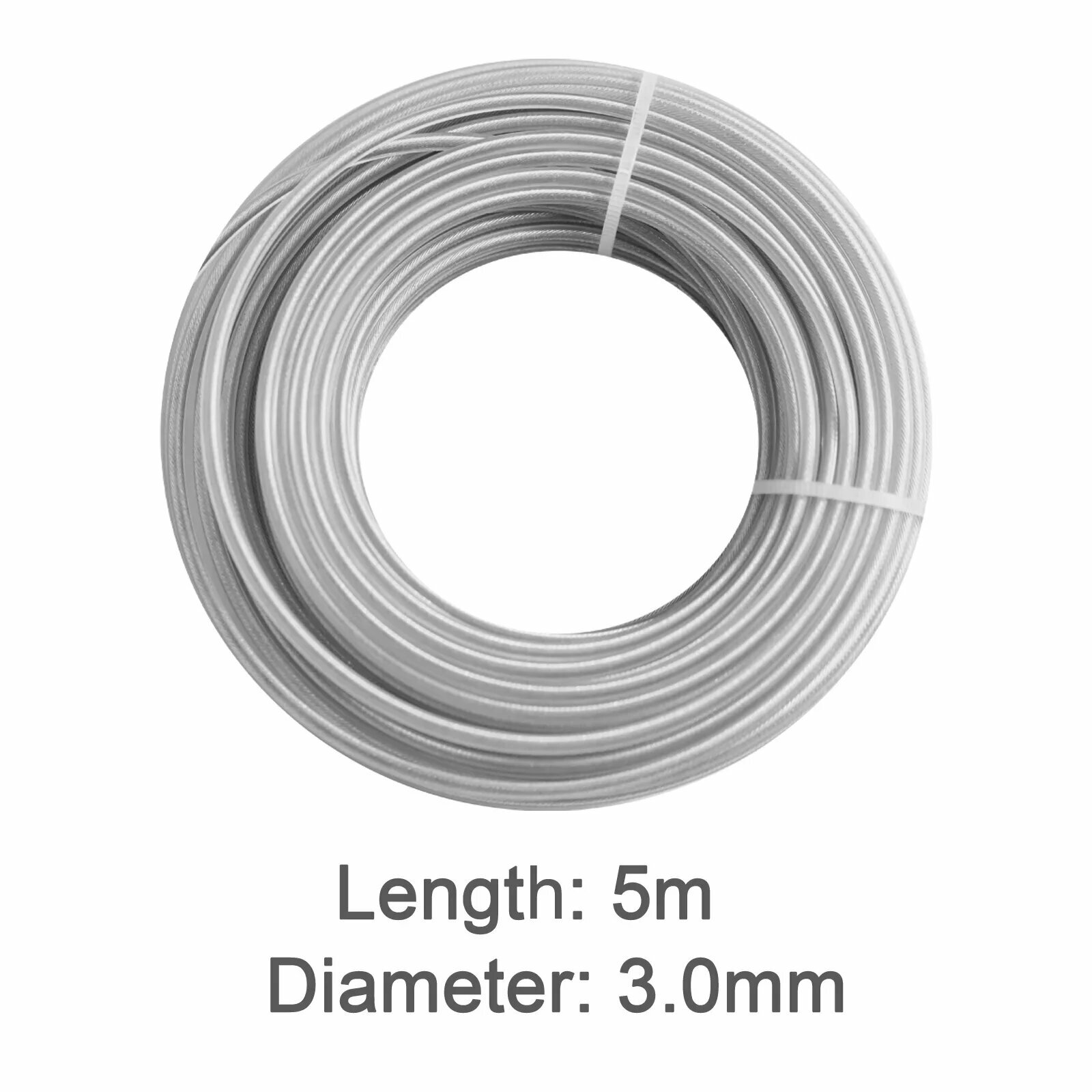 Леска стальная 5м x 3.0мм, Цвет: 5mx3mm