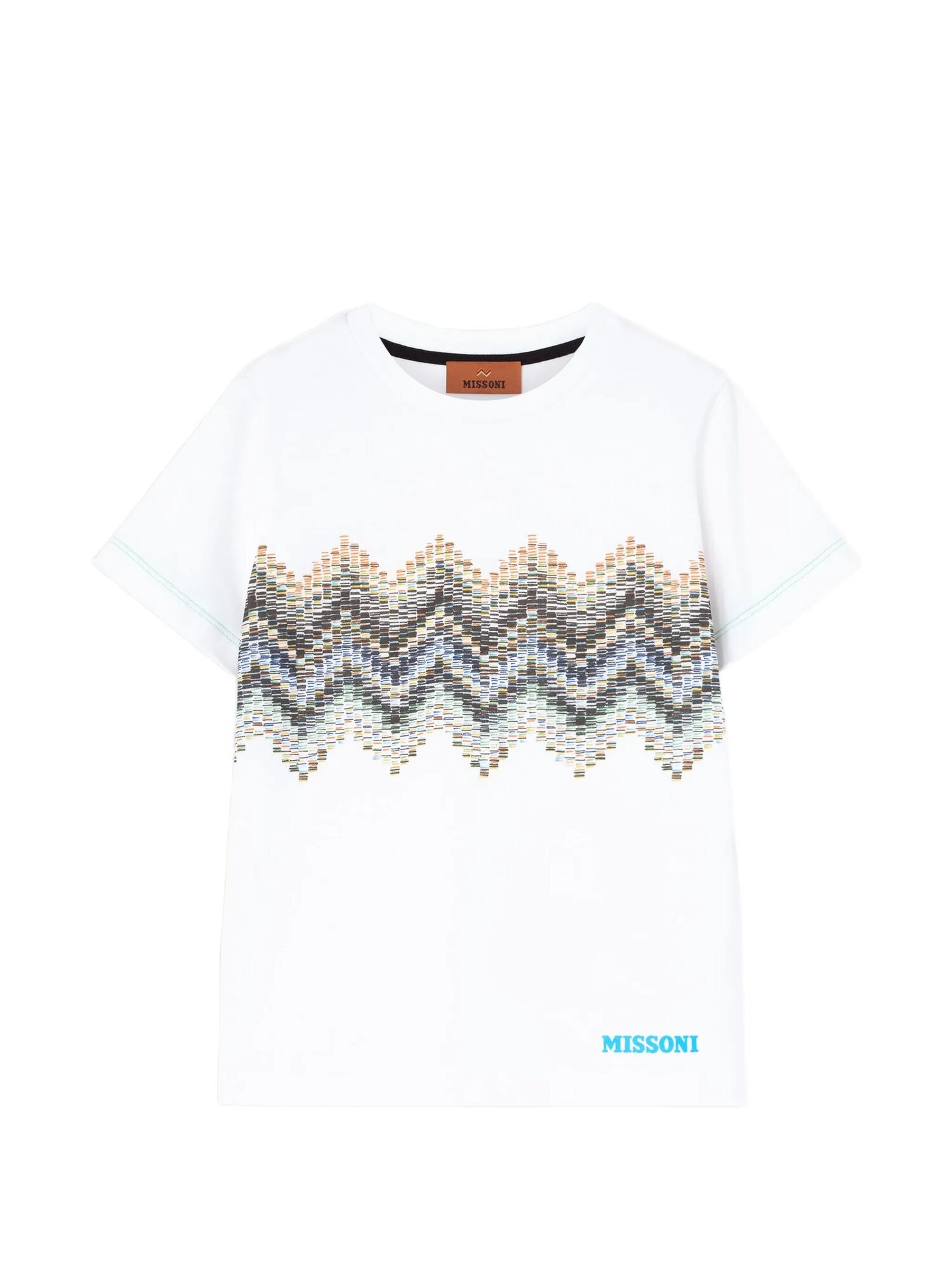 Футболка Zigzag-print T-shirt