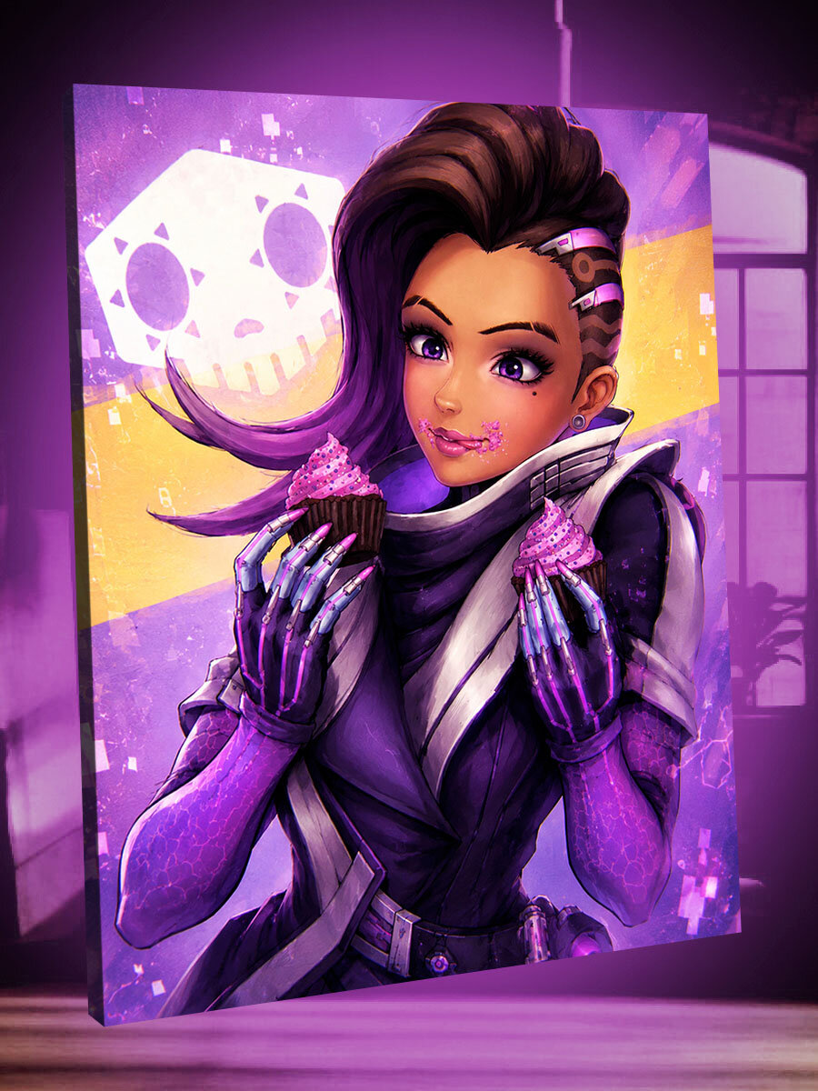 Интерьерная картина Арт в стиле Overwatch