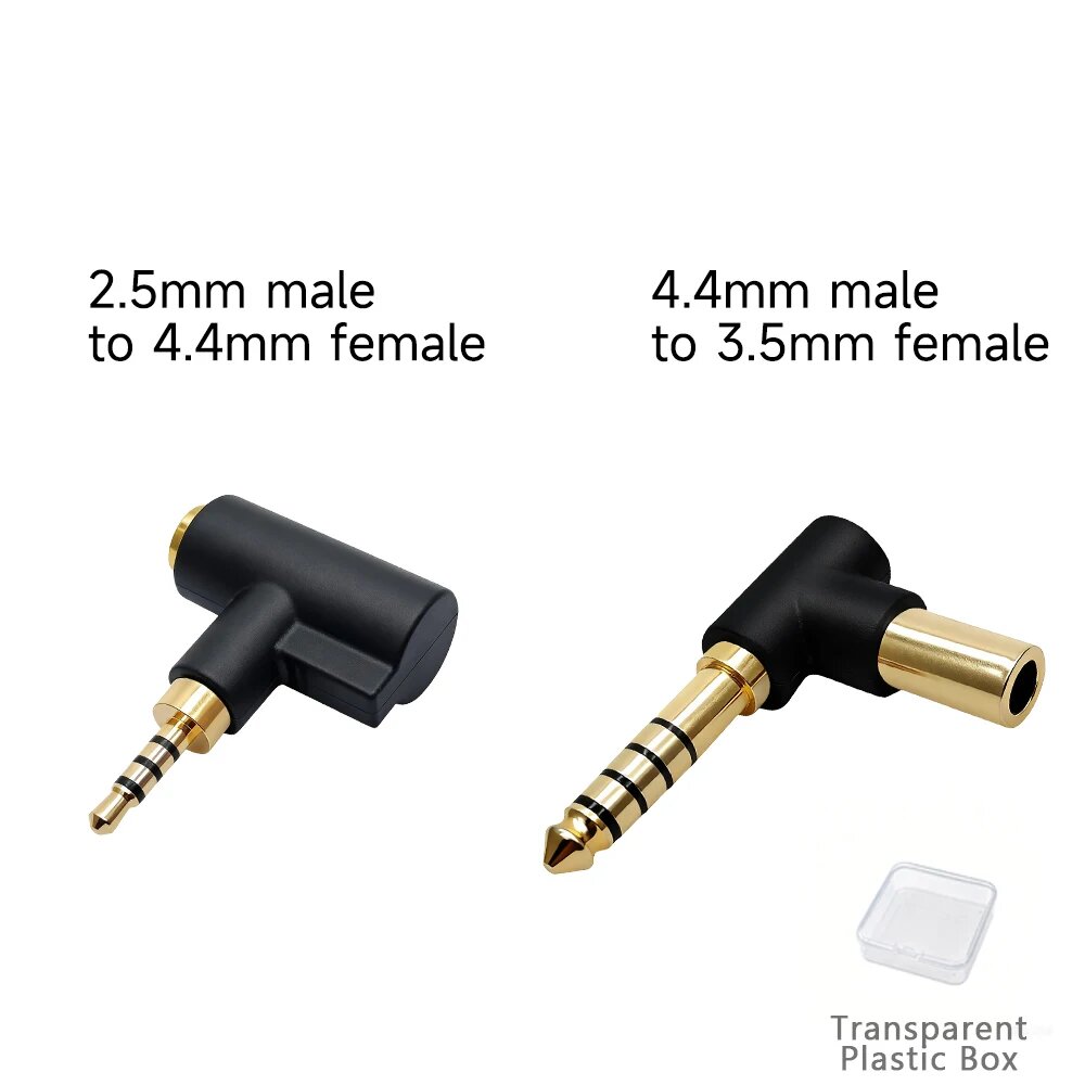 Аудио переходник 2.5 мм male - 4.4 мм female, bundle2