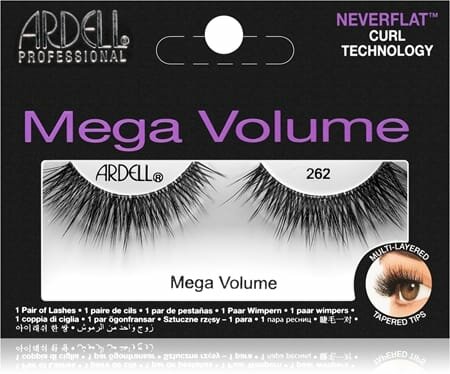 Ресницы накладные Ardell Mega Volume тип 262, черные, 1 шт