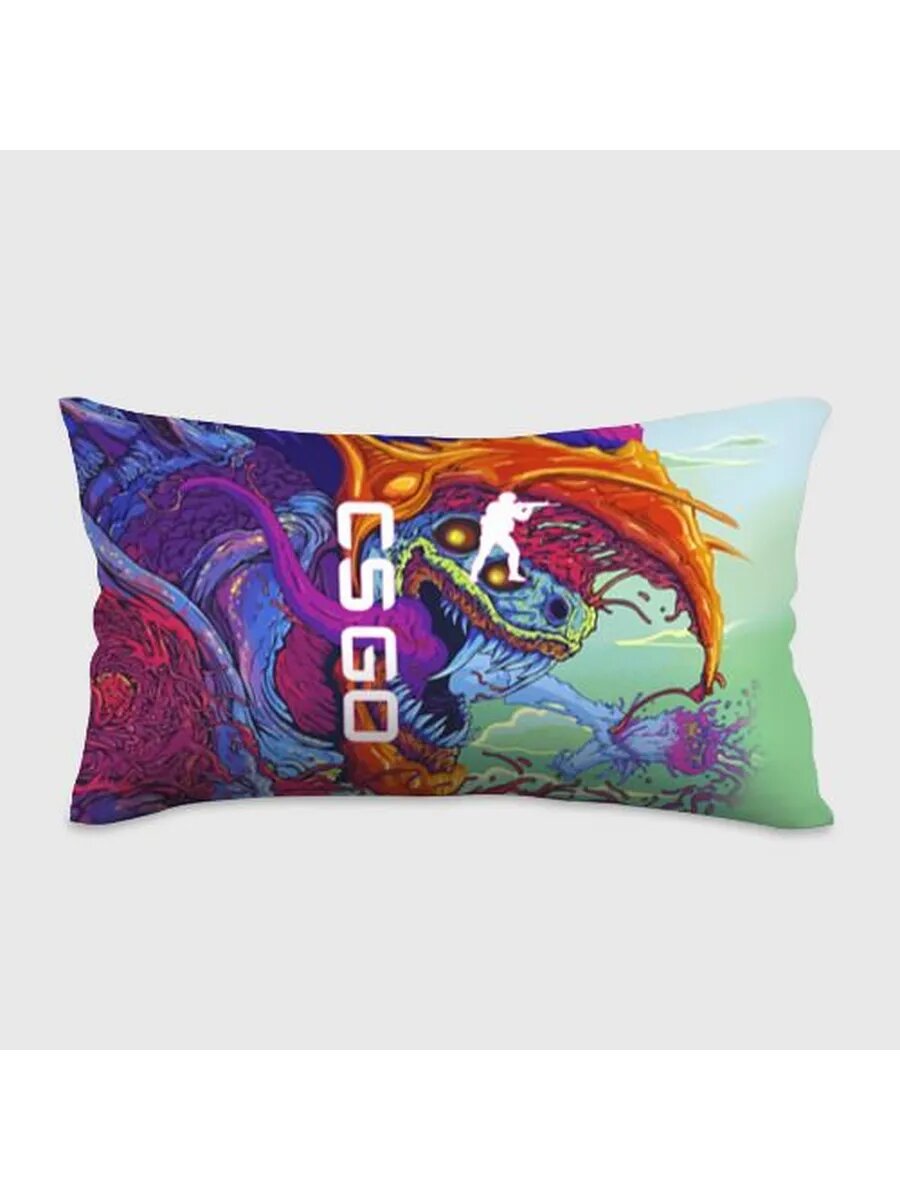 CS GO hyperbeast КС Го хайпербист Подушка